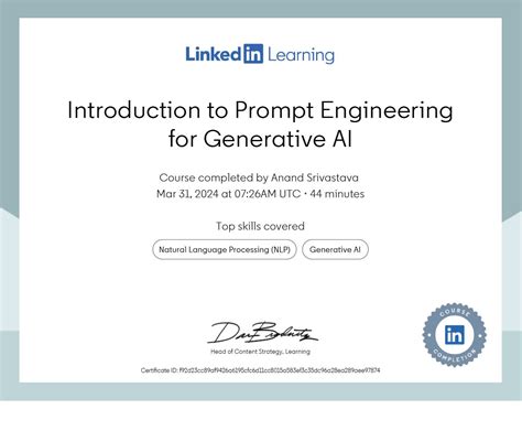 anand srivastava on linkedin crafting the future prompt engineering