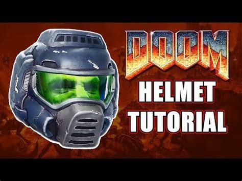 Classic Doomguy Helmet Tutorial Free Template Giveaway Doometernal