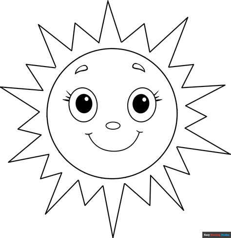 Free Sun Coloring Pages Brighten Up Your Day With Creativity