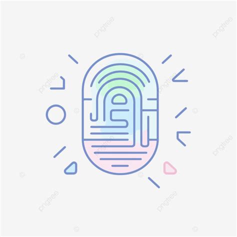 흰색 및 기하학적 모양의 손가락 지문 로고 또는 로고 벡터 법의학 직계 아이콘 평면 아이콘 Png 일러스트 및 벡터 에 대한 무료 다운로드 Pngtree