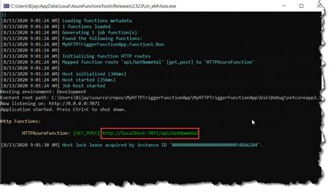 Azure Function Trigger Azure Lessons