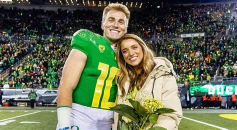 Bo Nixs Wife Had The Most Adorable Reaction After He Was Drafted 12th Overall By The Denver Broncos