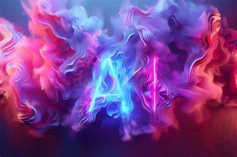 Vibrant Purple Pink And Violet Smoke Fills The Air Stock Image