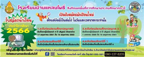 📣📣📣 โรงเรียนบ้านแหลมโพธิ์ กระบี่