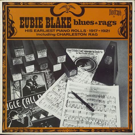 Eubie Blake Volume 1 Blues And Ragtime 1917 1921 Sample Dutch Viny