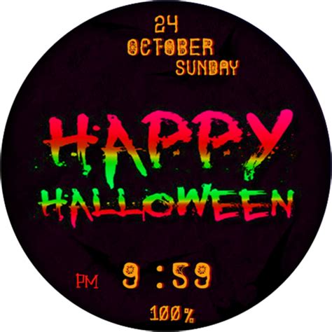 halloween animated watchface for android download