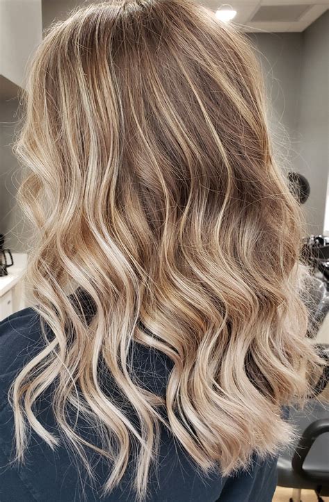 Brown Hair With Blonde Balayage Summer Hair Styles Natural Balayage