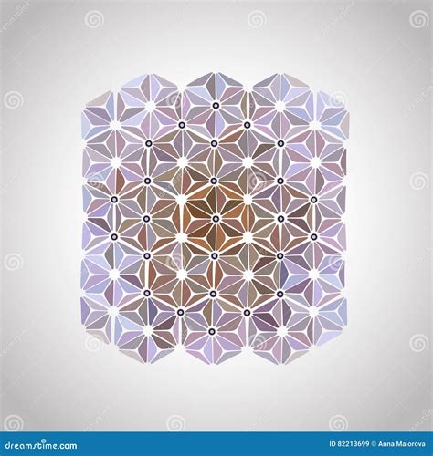 Ornamental Combinatorial Mosaic Stock Vector Illustration Of Decor