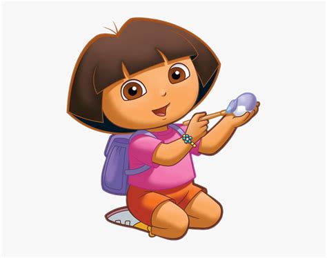 Dora The Explorer Sitting Dora The Explorer Sitting Png Cartoon Rock
