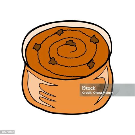 벡터 핸드 그린 아몬드 크림 비엔메사베 스페인 디저트 메뉴 카페 비스트로 레스토랑 베이커리 라벨 및 포장을 위한 스케치 요소를 디자인합니다 흰색 배경에 화려한 그림 갈색에