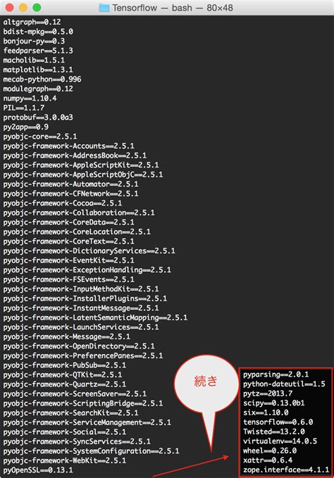 Python Tensorflowテンサーフローが読み込めない