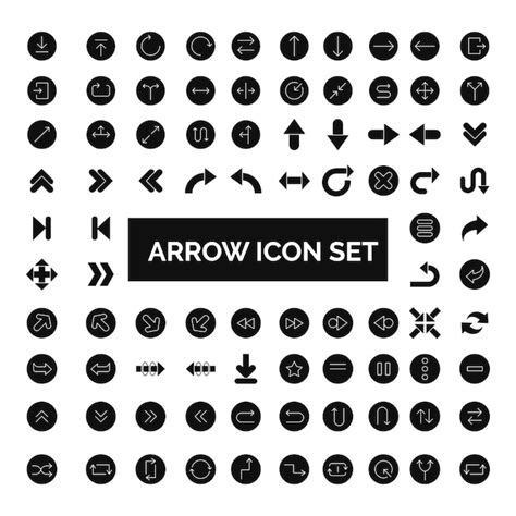 Premium Vector Set Of Arrows Collection For Website Design