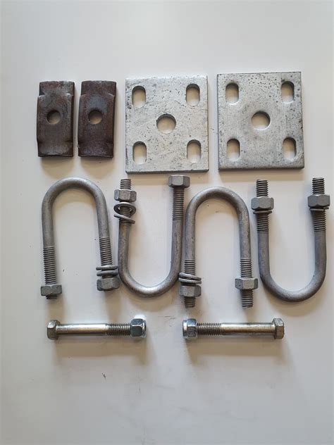 Fish Plate Slotted Suit 45mm Wide Spring And 12 U Bolts 39mm To 52mm