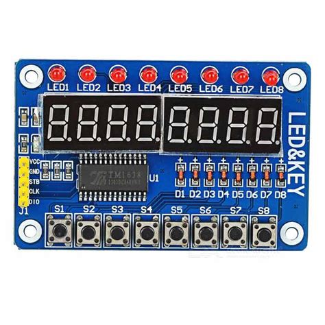 Buy TM1638 Button Digital LED Display Module At Best Price
