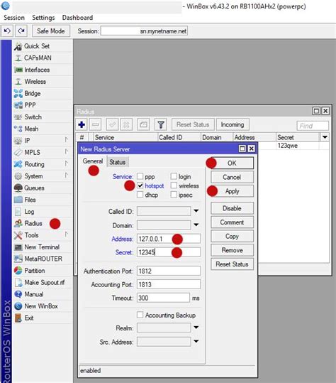 Setting Mikrotik Userman User Manager Sebagai Radius Server