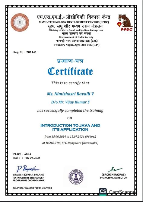 Nimishasri Ravalli V On Linkedin Javaprogramming Certification