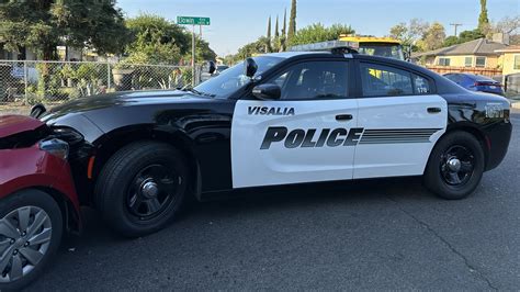 Teenagers Steal Car And Crash Into Visalia Police Unit Authorities Say