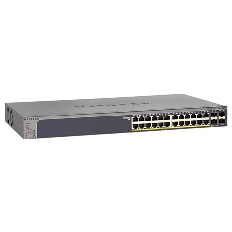 NETGEAR GS TP ProSAFE Port Base T Gigabit PoE Smart Switch At Piece PoE