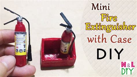Diy Miniature Fire Extinguisher With Case How To Make Mini Fire