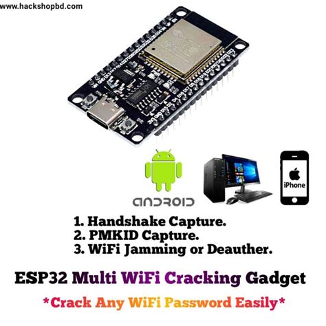 Esp32 Multi Wifi Cracking Gadgets Hackshopbd