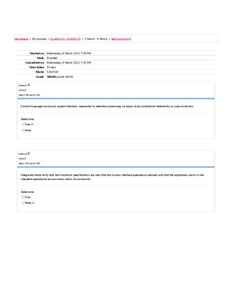Quiz6 2 Practice Quiz 6 Ver 2 Started On Wednesday 8 March 2023
