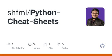 GitHub Shfml Python Cheat Sheets