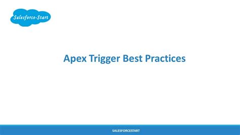 Apex Trigger Best Practices Youtube