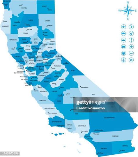 Map Of California Showing Counties