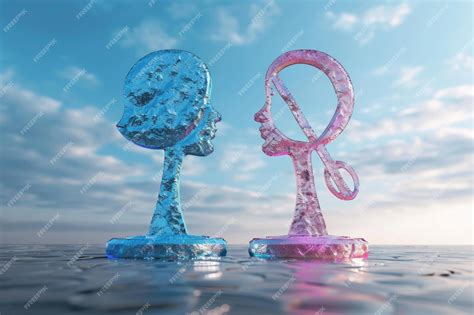 Premium Photo Equality And Non Equality Between Men And Women Gender