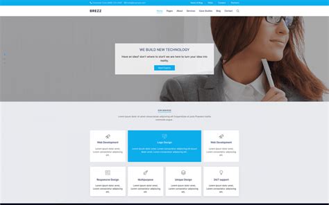 Brezz Responsive Multi Purpose Joomla 5 Template