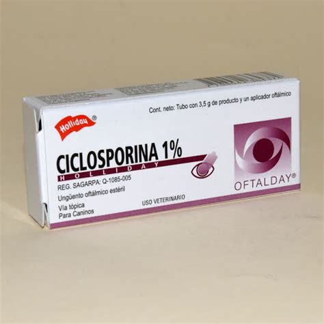 Ciclosporina 1 Oftalday X 3 5 Gr Rappi