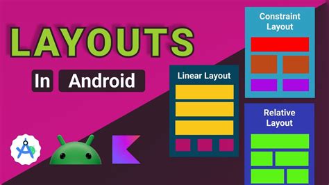 How to create Layouts In Android Studio using Kotlin - YouTube