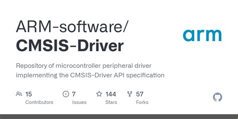 Github Arm Softwarecmsis Driver Repository Of Microcontroller Peripheral Driver Implementing