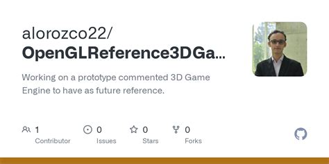 GitHub Alorozco OpenGLReference DGame Working On A Prototype Commented D Game Engine To