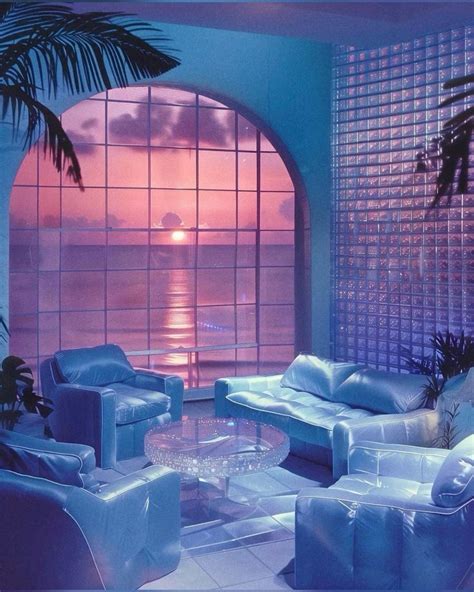 Dreamcore Luxury 80s Inspired Penthouse Living Area Dream Home Design Dream House Decor