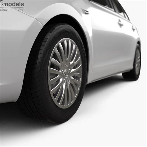 Suzuki Kizashi With Hq Interior 2013 3d Model Download Sedan On