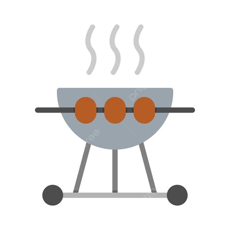Barbecue Flat Icon Vector Barbecue Bbq Cooking Png And Vector With