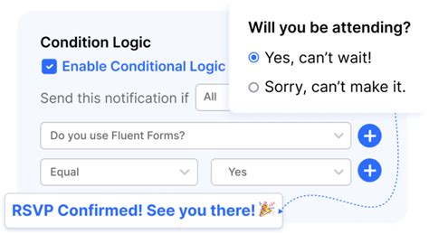 conditional logic fluent forms