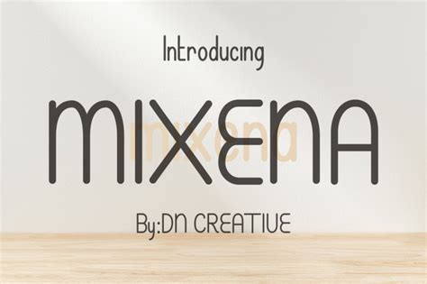 Mixena Font Dafont Free