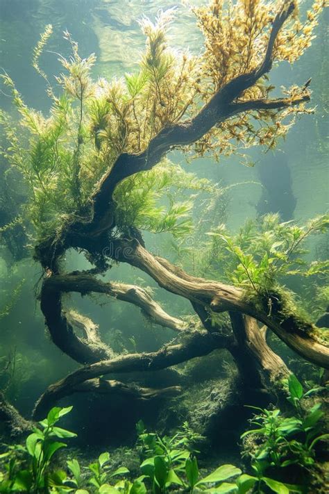 Tree Underwater Stock Image Image Of Floor Landscape