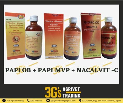 [3g Agrivet] Papi Ob Papi Mvp Nacalvit C Multi Vitamins
