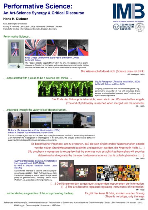 pdf performative science an art science synergy and critical discourse