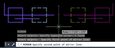 Autocad Mirror Command