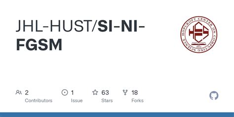 SI NI FGSM Si Mi Fgsm Py At Master JHL HUST SI NI FGSM GitHub