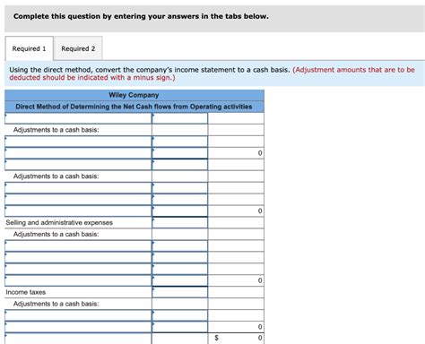 Wiley Companys Income Statement For Year 2 Follows