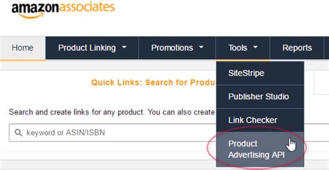 Register For Product Advertising Api · Product Advertising Api 50