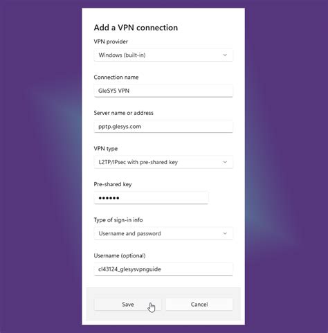 How To Setup GleSYS VPN L TP IPsec On Windows