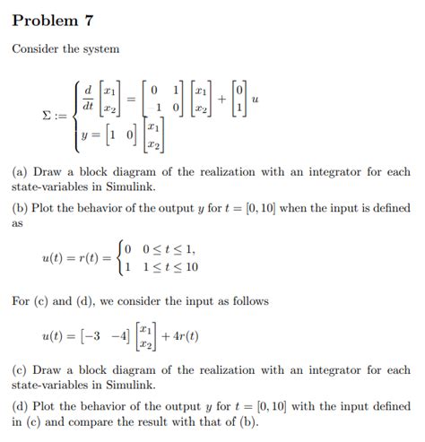 Solved Problems 6 7 Are For Matlabsimulink The Answer