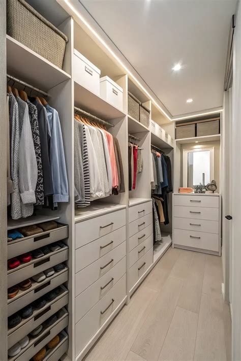 Resourceful Ideas For Small Walk In Closets Soft And Soulful One Side