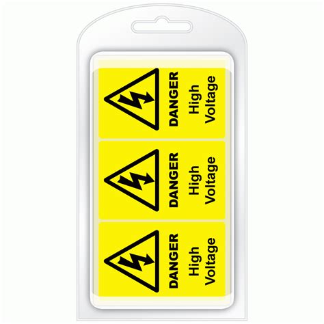 Large High Voltage Danger Labels Pat Labels Online